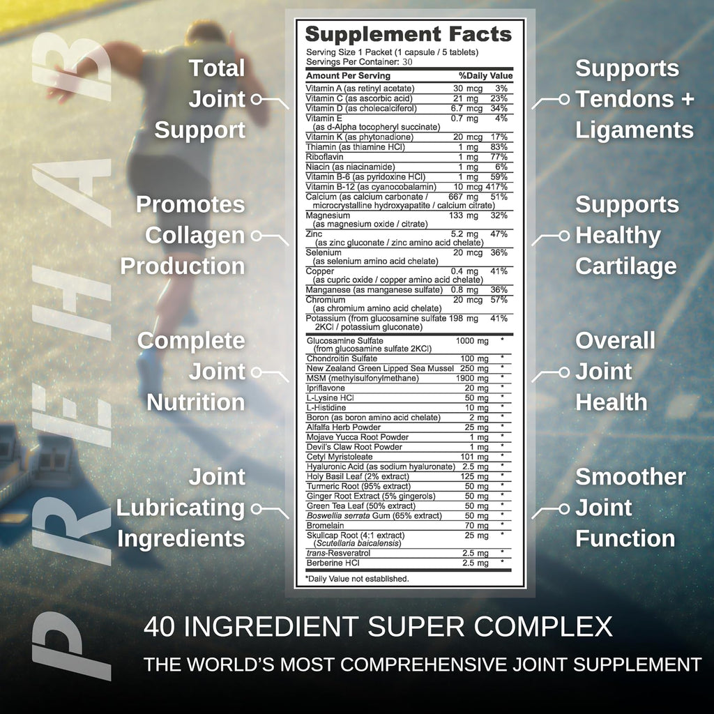PREHAB multivitamin for active lifestyles