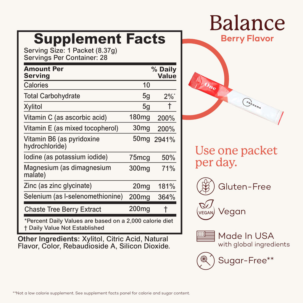 Premama blended vitamin for energy boost