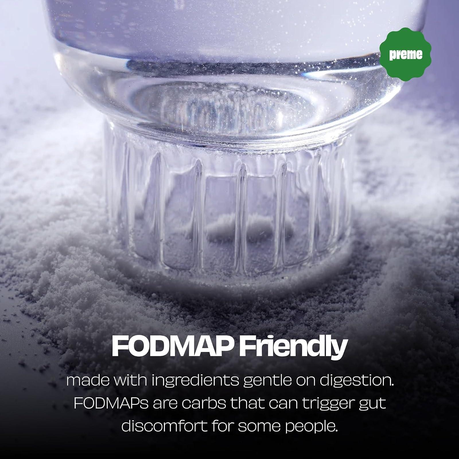 Preme fiber for balanced probiotics
