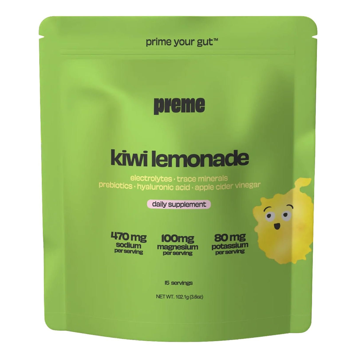 Preme Kiwi Lemonade drink mix