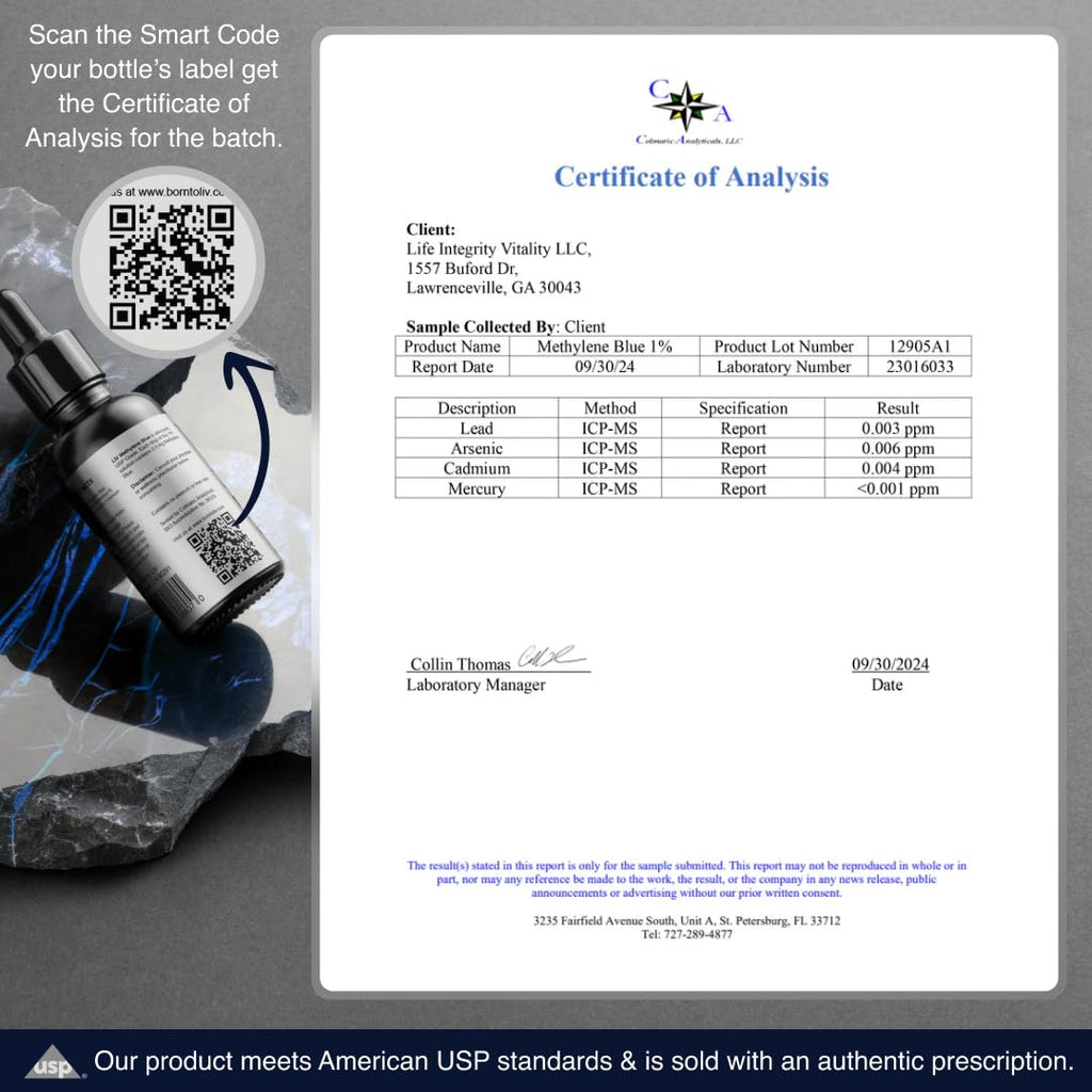 Premier Methylene Blue liquid supplement