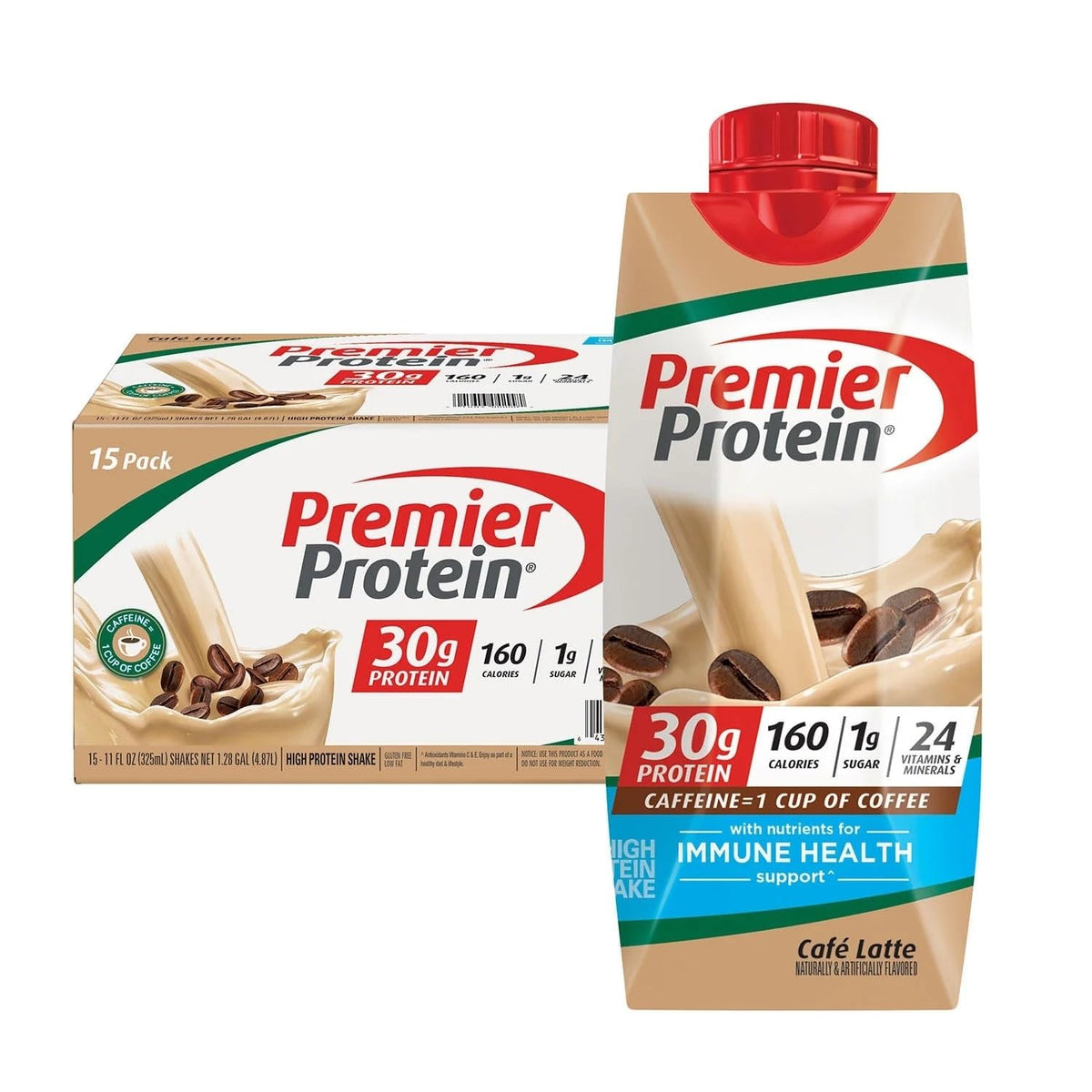 Premier Protein Café Latte 30g protein shake