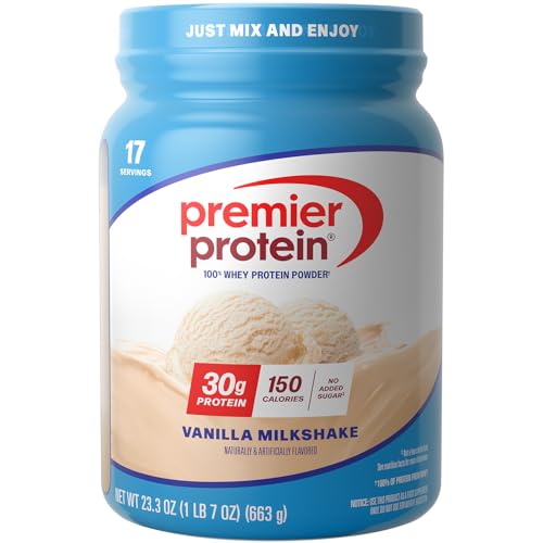 Premier Protein whey protein powder vanilla