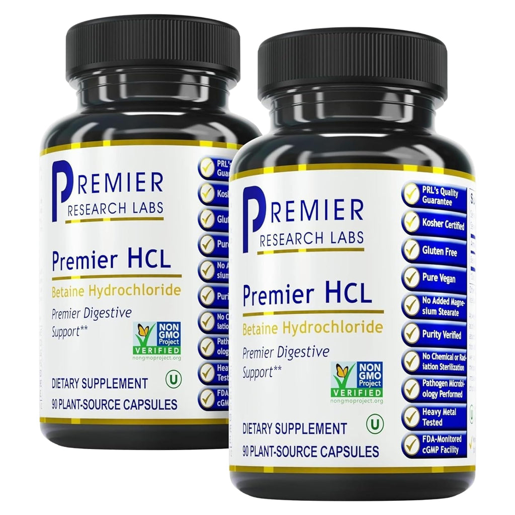 Premier Research Labs Betaine HCL capsules