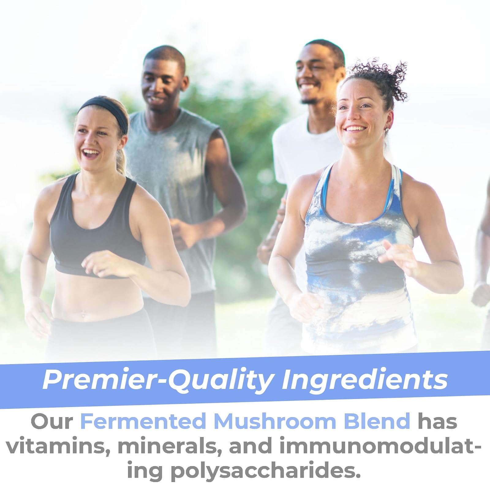 Premier Research Labs mushroom blends for stress relief