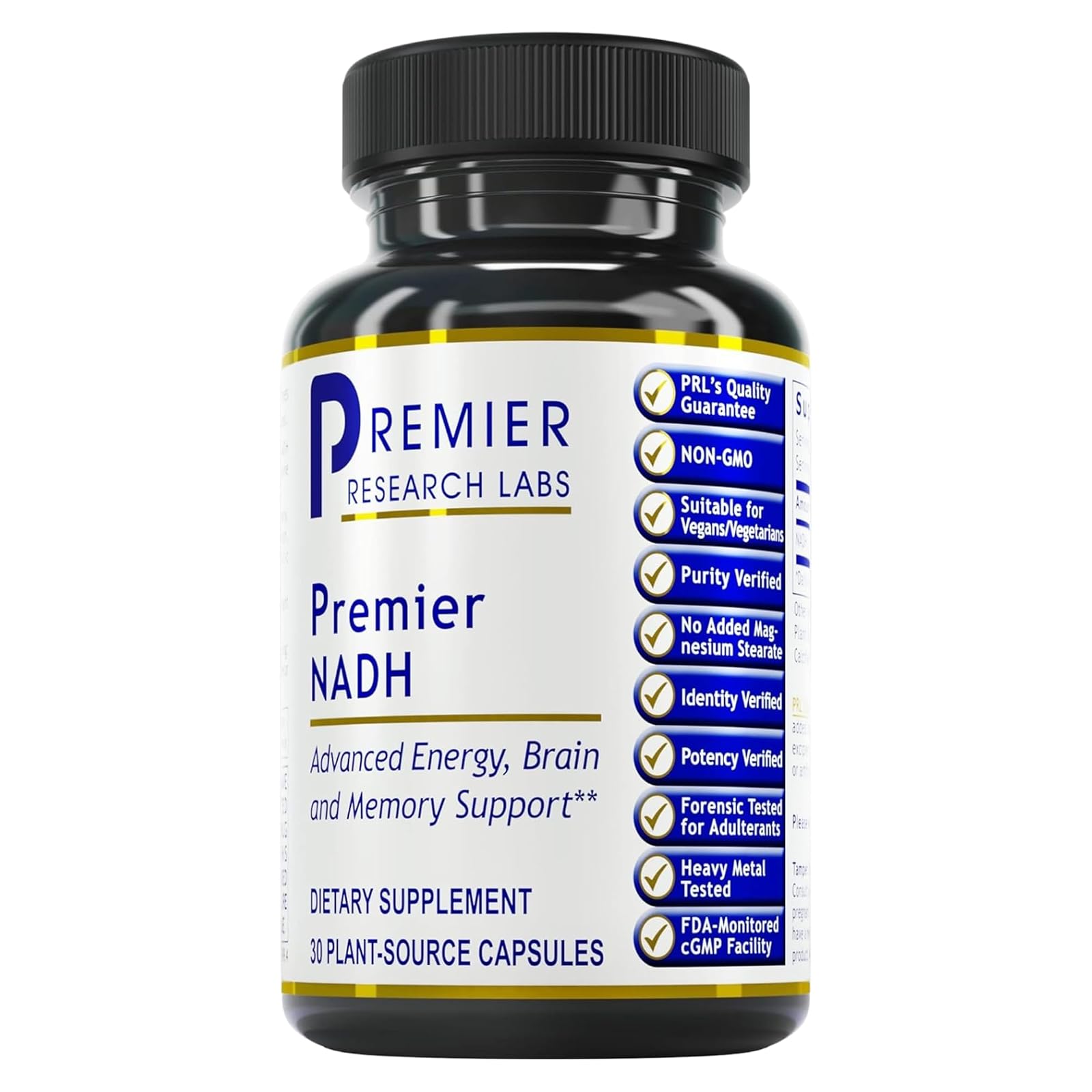 Premier Research Labs NADH capsules