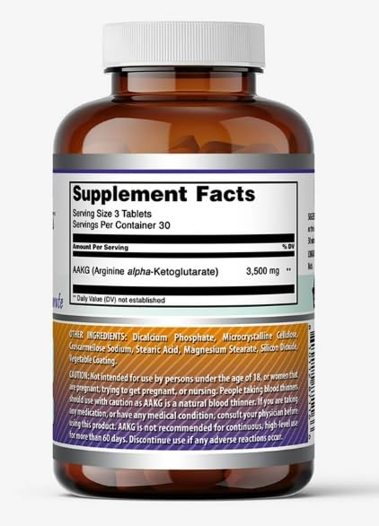 Premium AAKG for improved blood flow