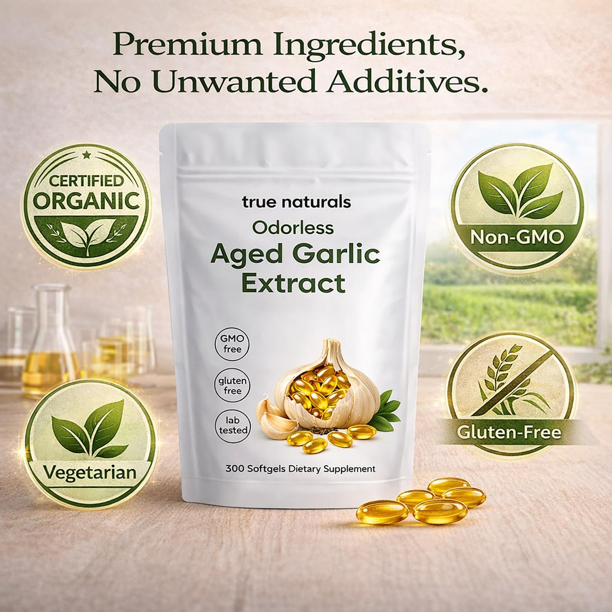 premium aged garlic for daily vitality