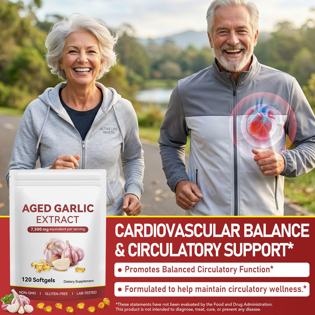 Premium aged garlic for vitality