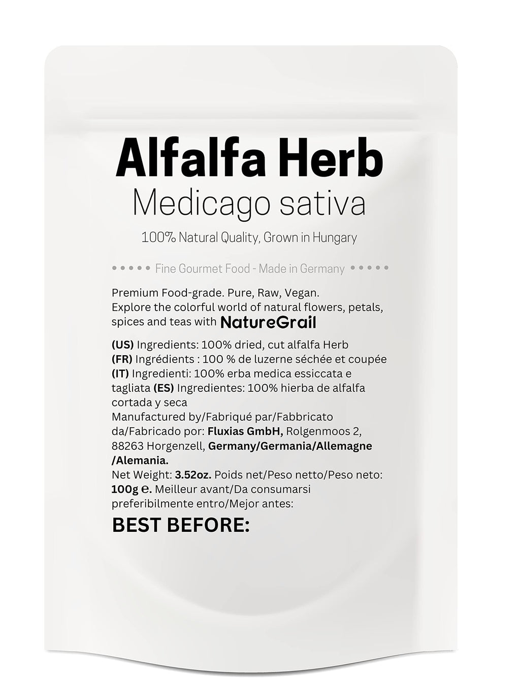 premium alfalfa for herbal remedies