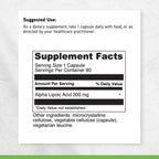 premium alpha lipoic acid capsules