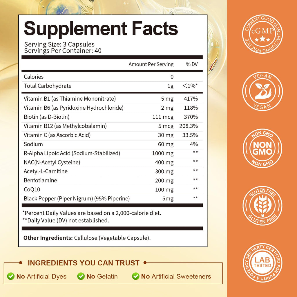 premium alpha lipoic acid formula