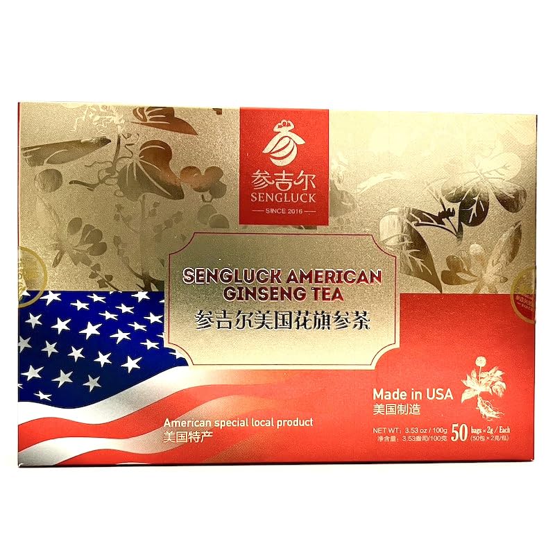 premium American ginseng tea bags