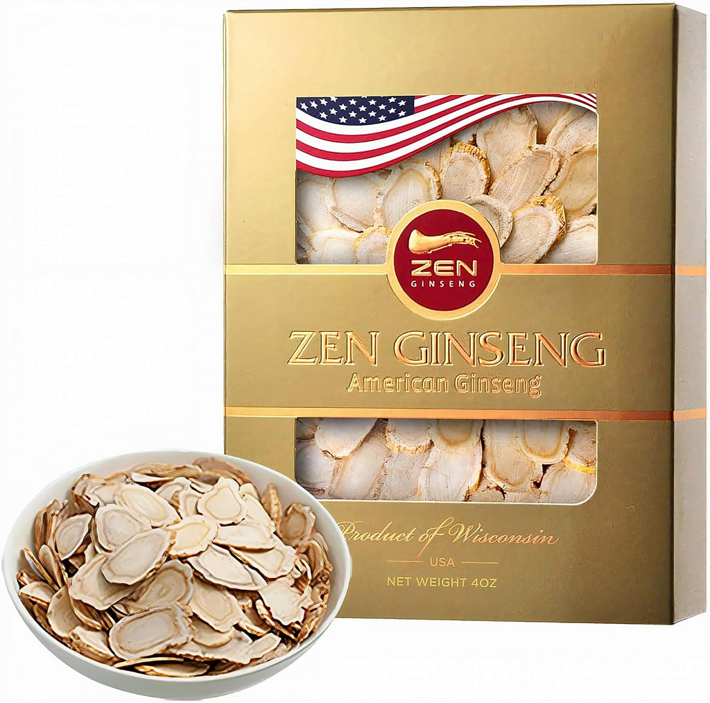 premium American Wisconsin ginseng slices