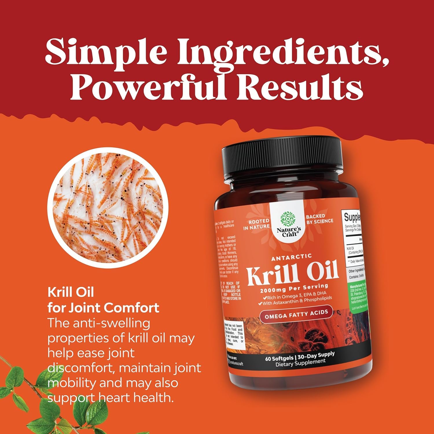 Premium Antarctic krill oil for overall wellness