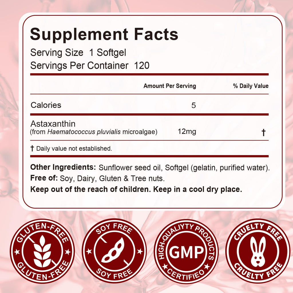 Premium antioxidant softgels for longevity