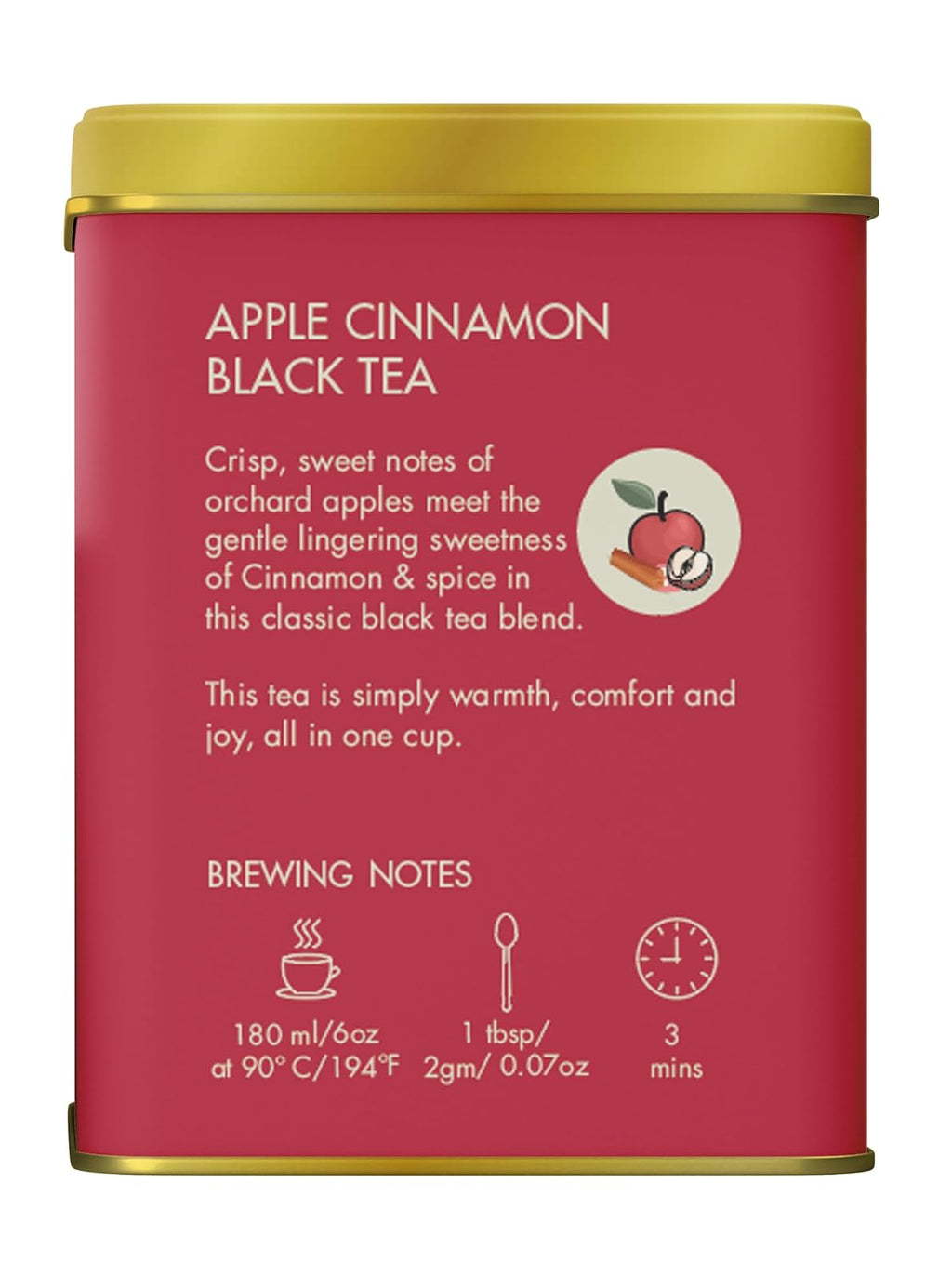 premium apple cinnamon black tea blend