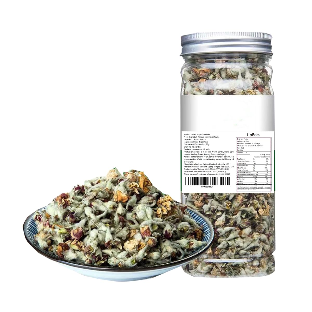 Premium apple flower tea experience