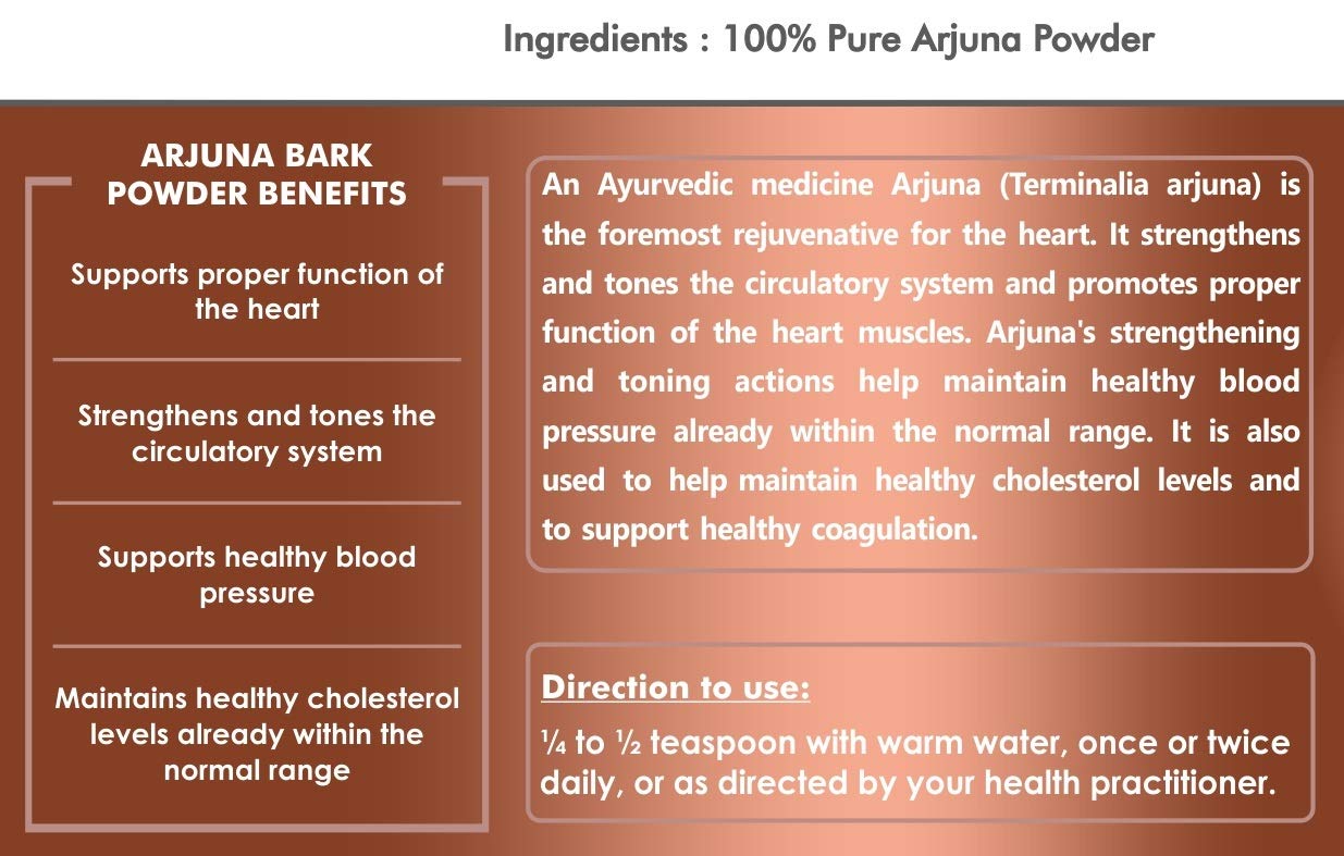 premium arjuna bark for herbal remedies