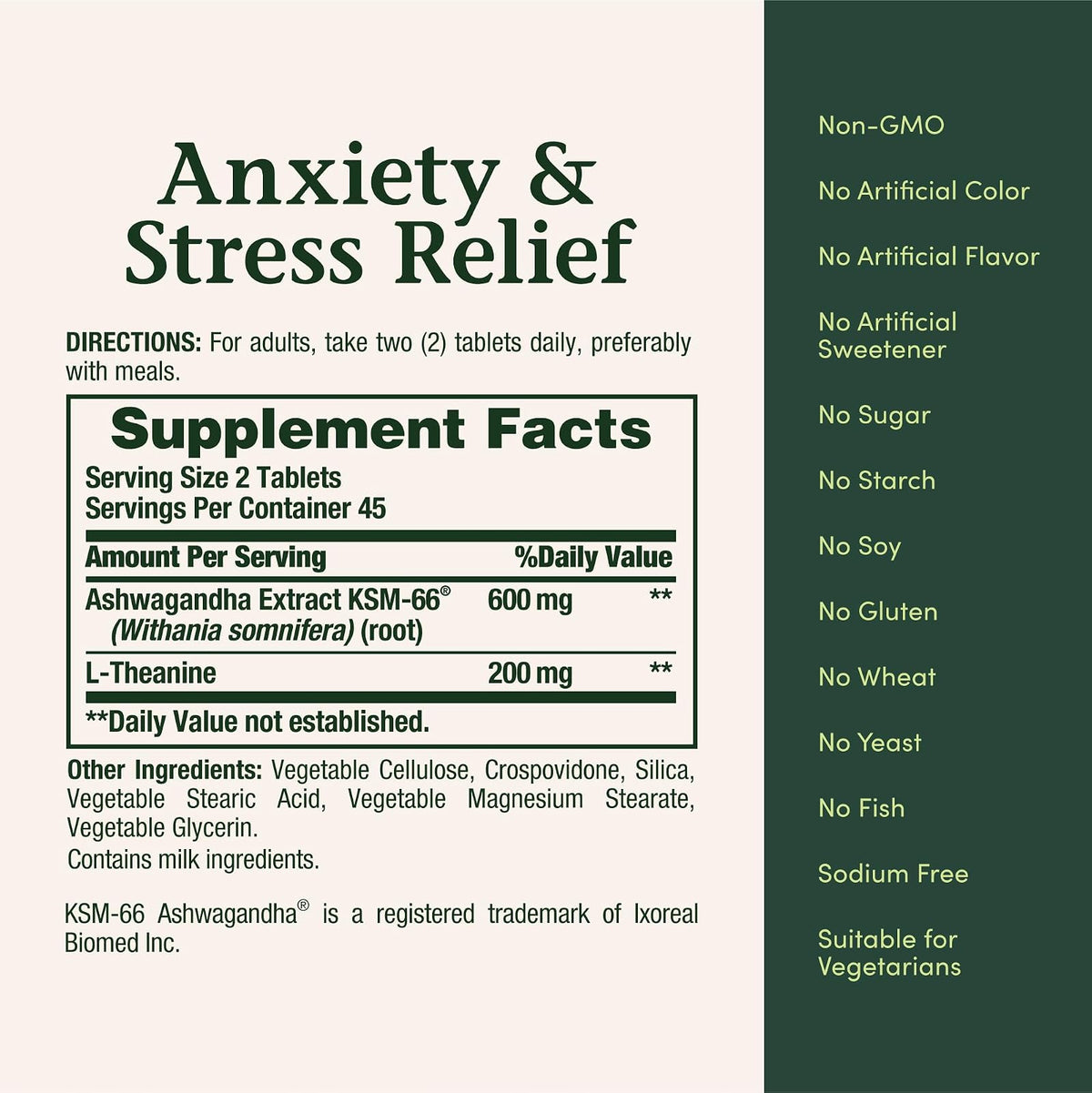 Premium ashwagandha for balanced mood
