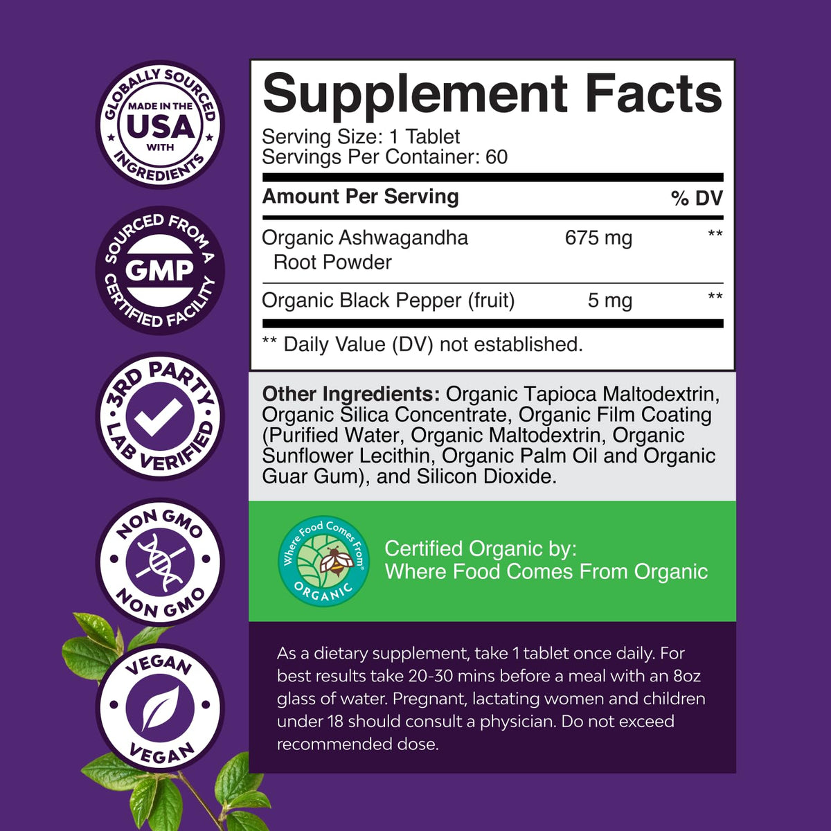 premium ashwagandha for overall balance