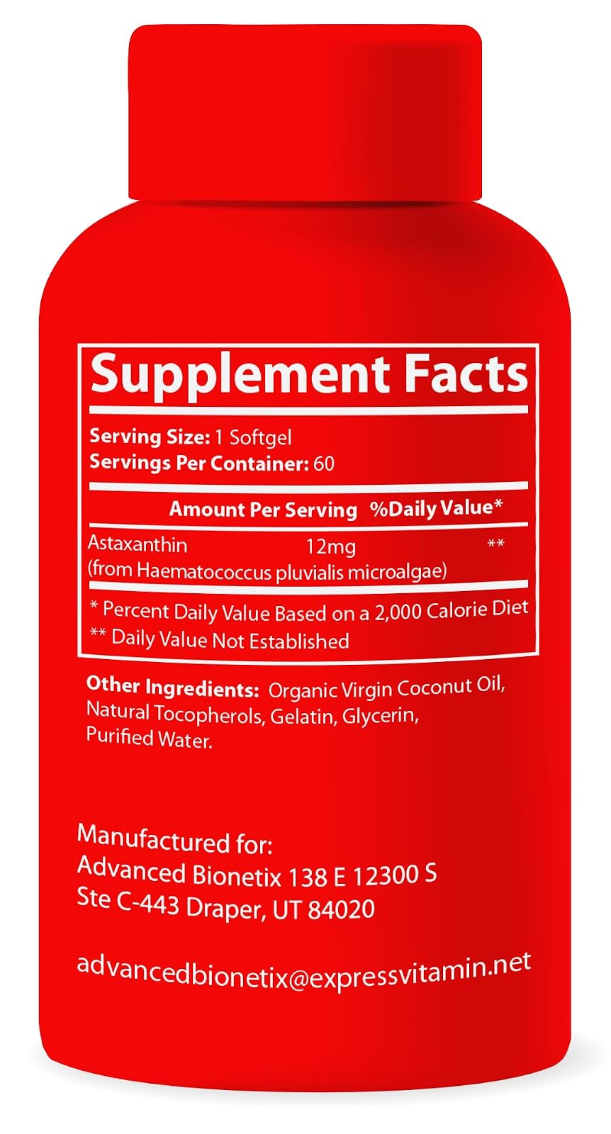 premium astaxanthin for energy boost