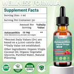 Premium Astaxanthin liquid for energy boost