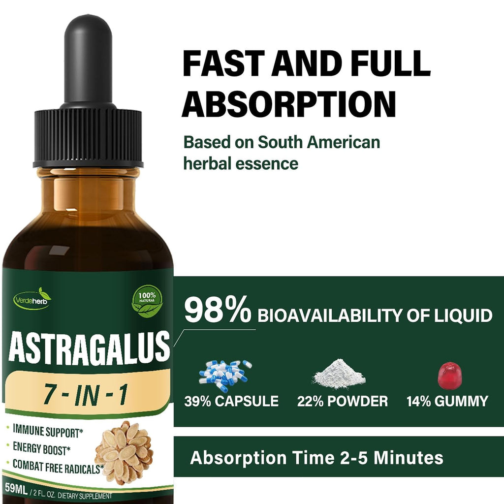 premium astragalus root extract drops