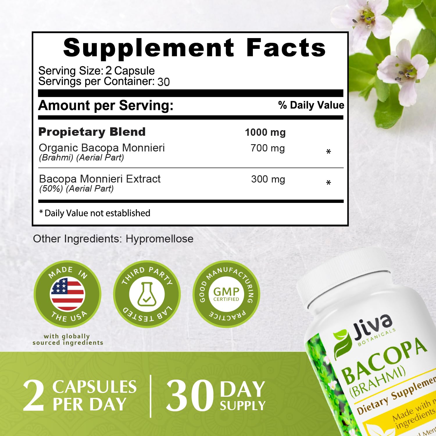 premium bacopa monnieri extract in Canada