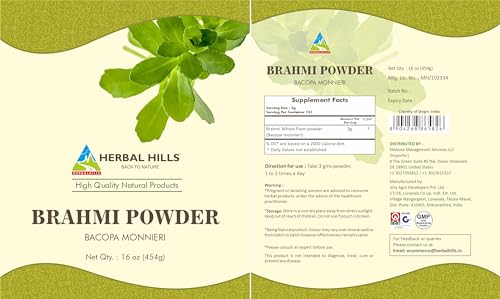 premium bacopa monnieri powder Canada