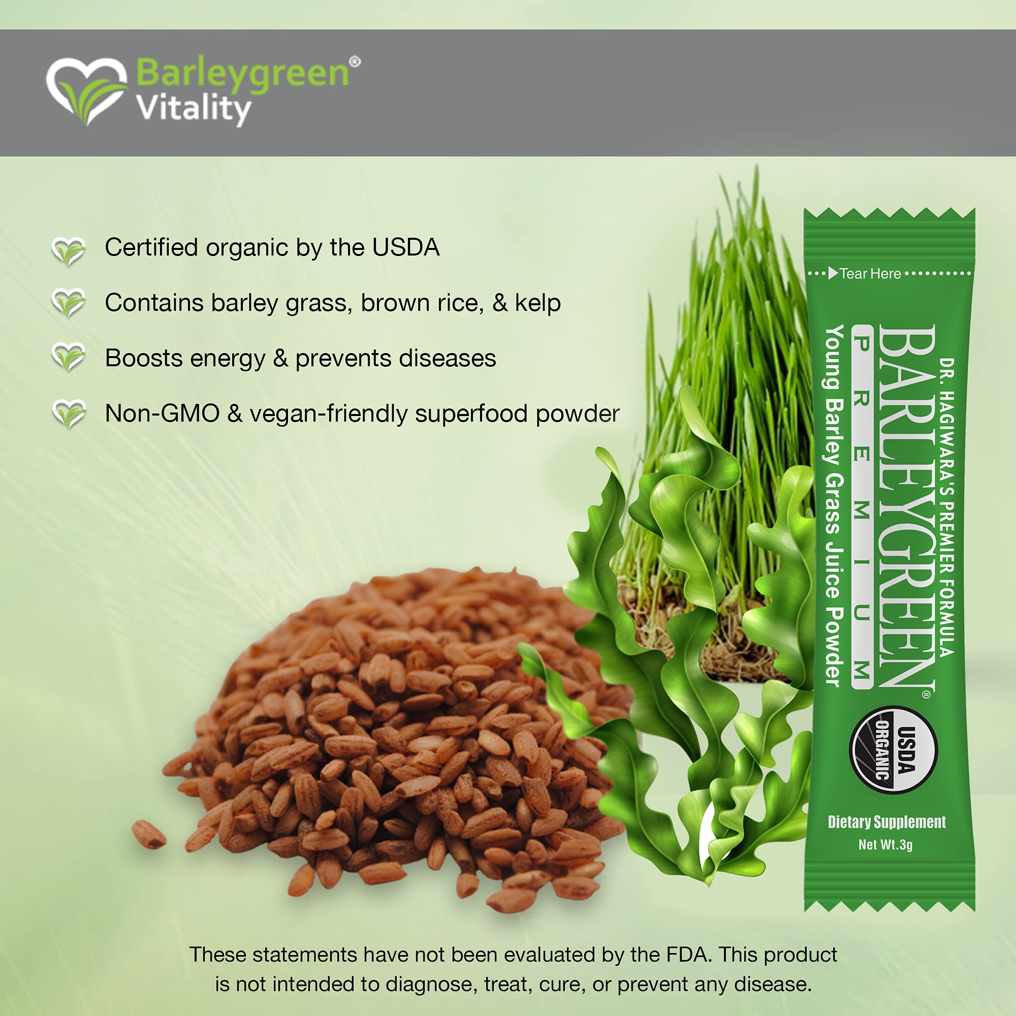 premium barleygreen powder for health