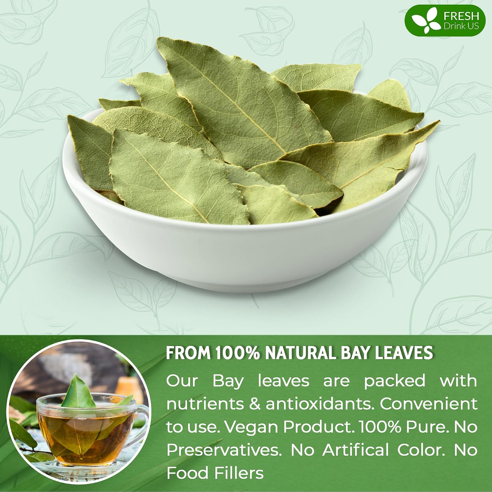 Premium bay leaves for flavourful dishes