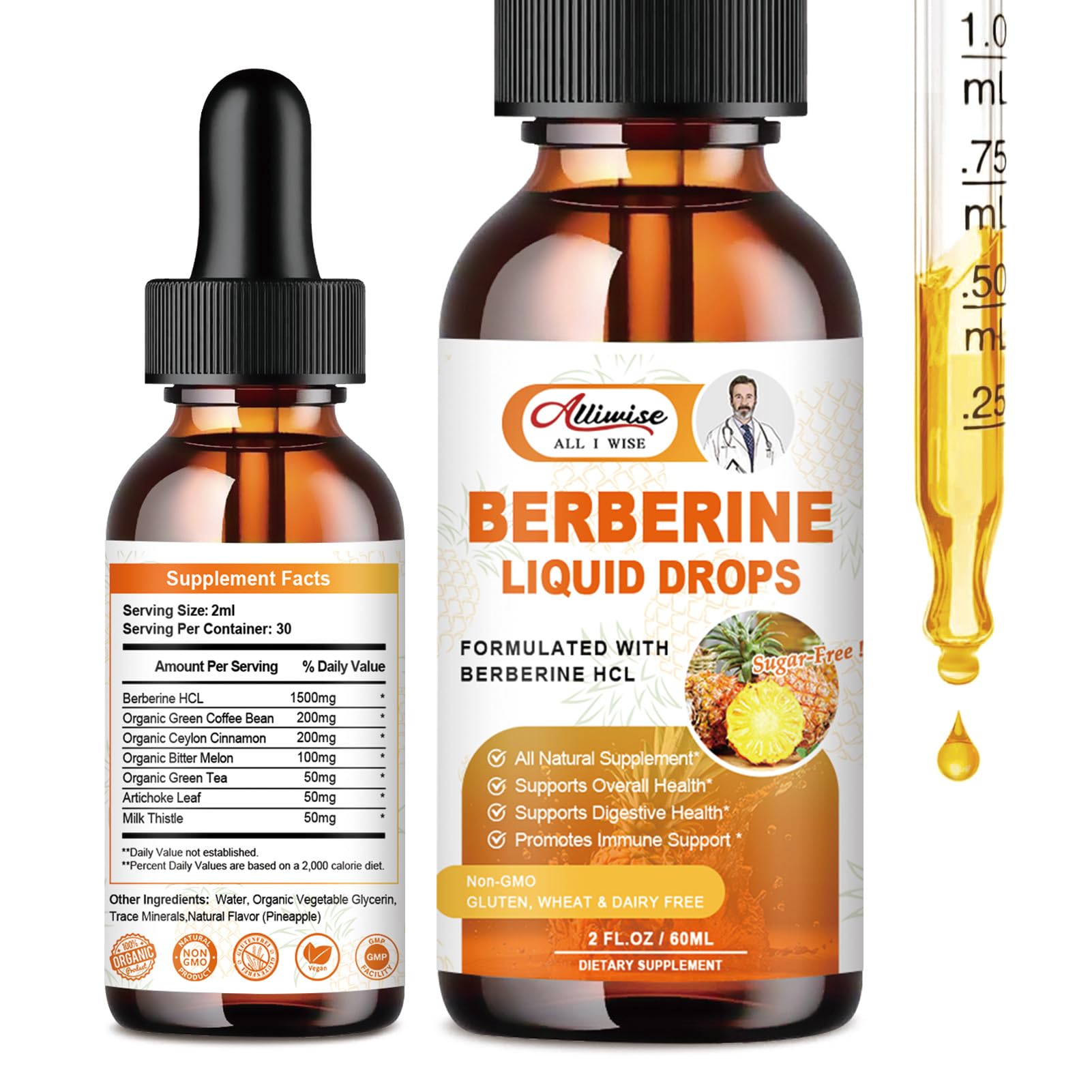 Premium Berberine Liquid Drops