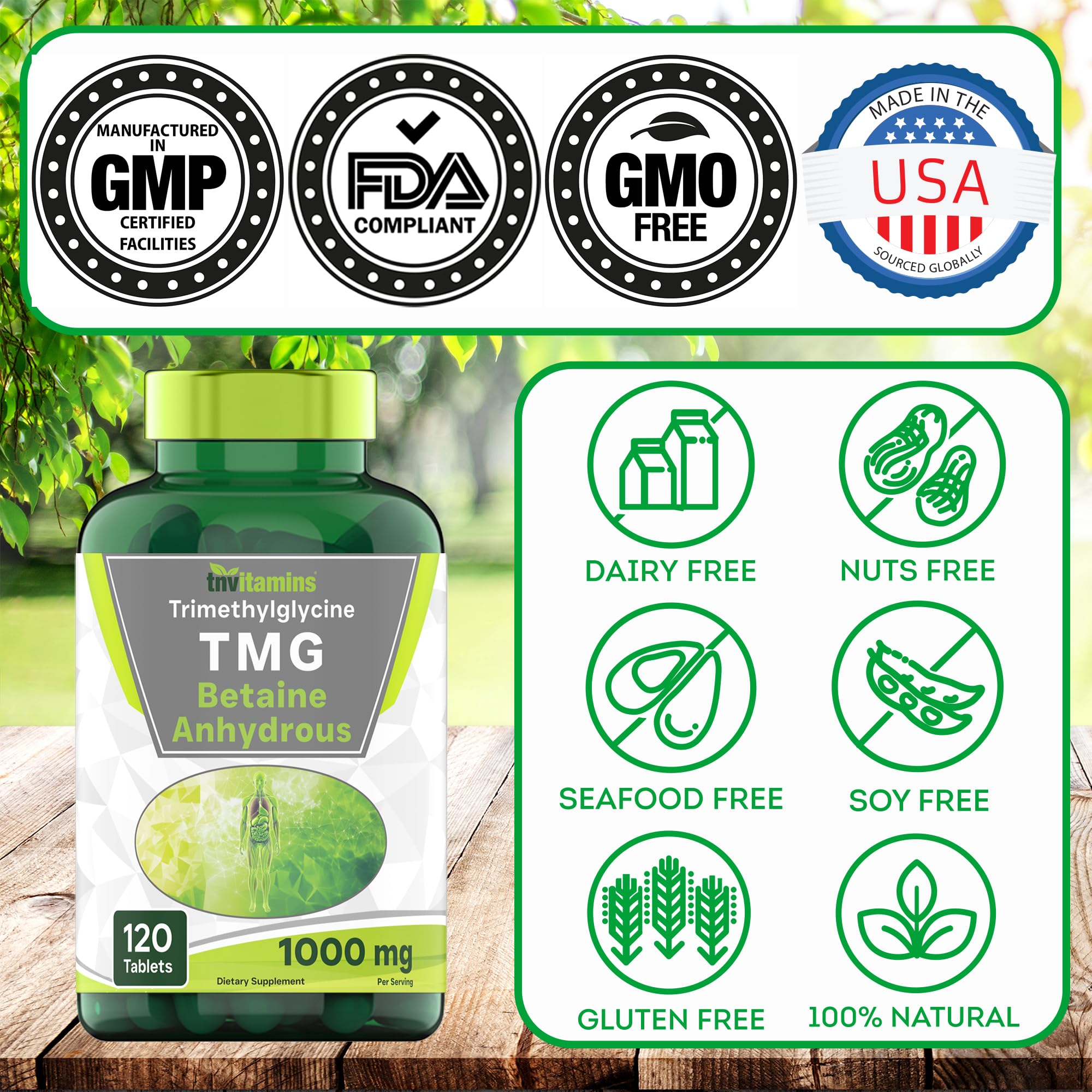 premium betaine anhydrous supplement