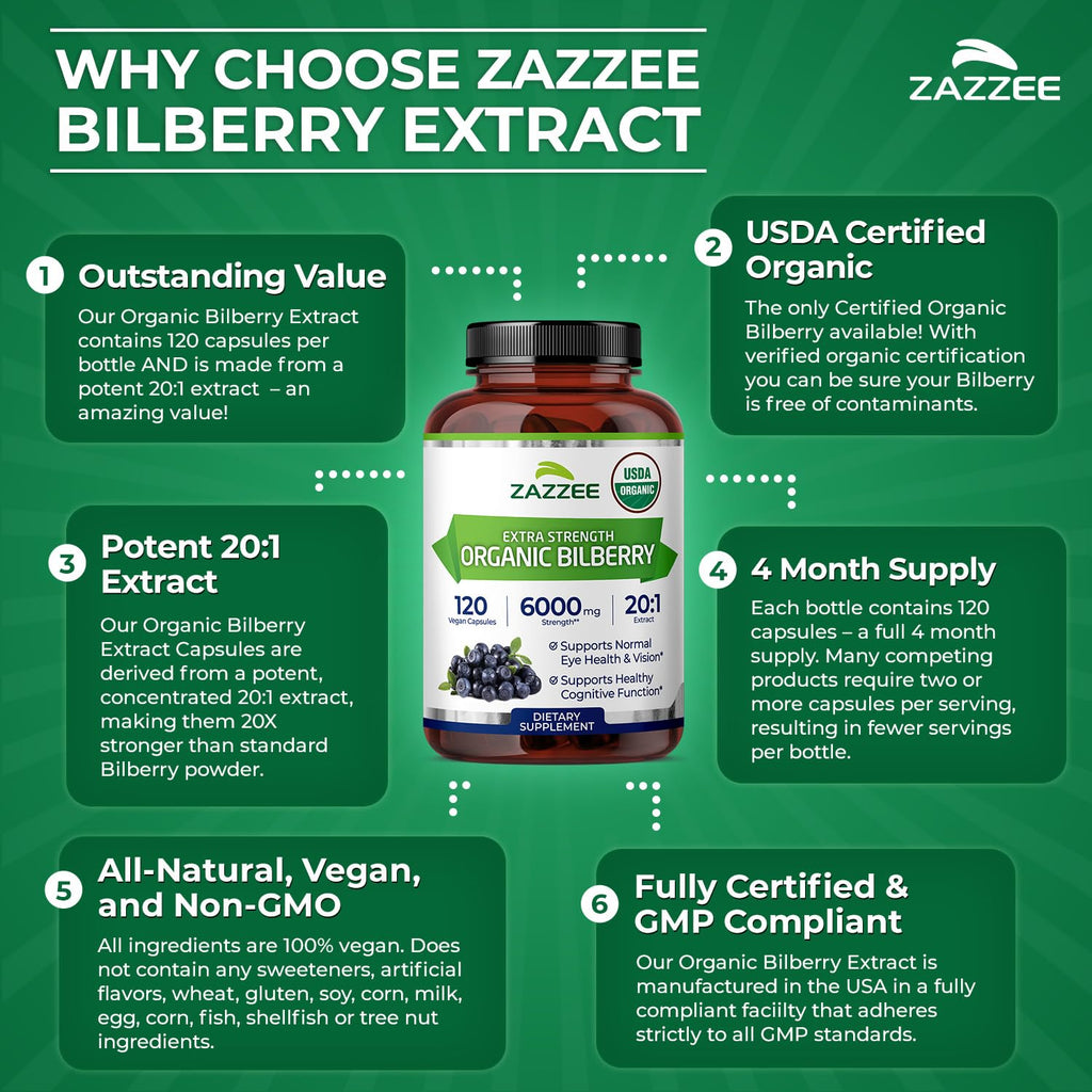 premium bilberry extract for energy