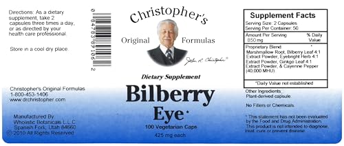 premium bilberry extract for eye support