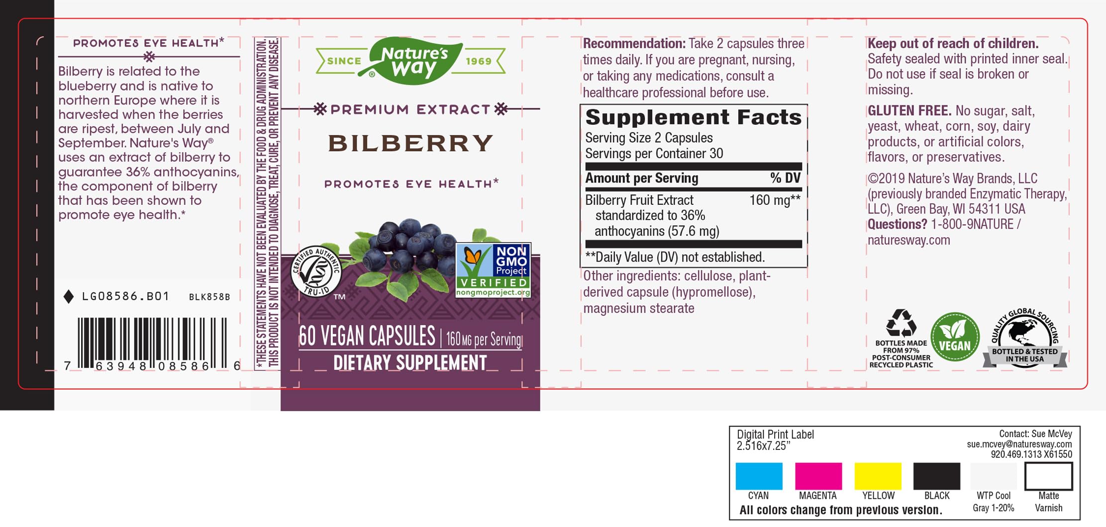 premium bilberry for vision support