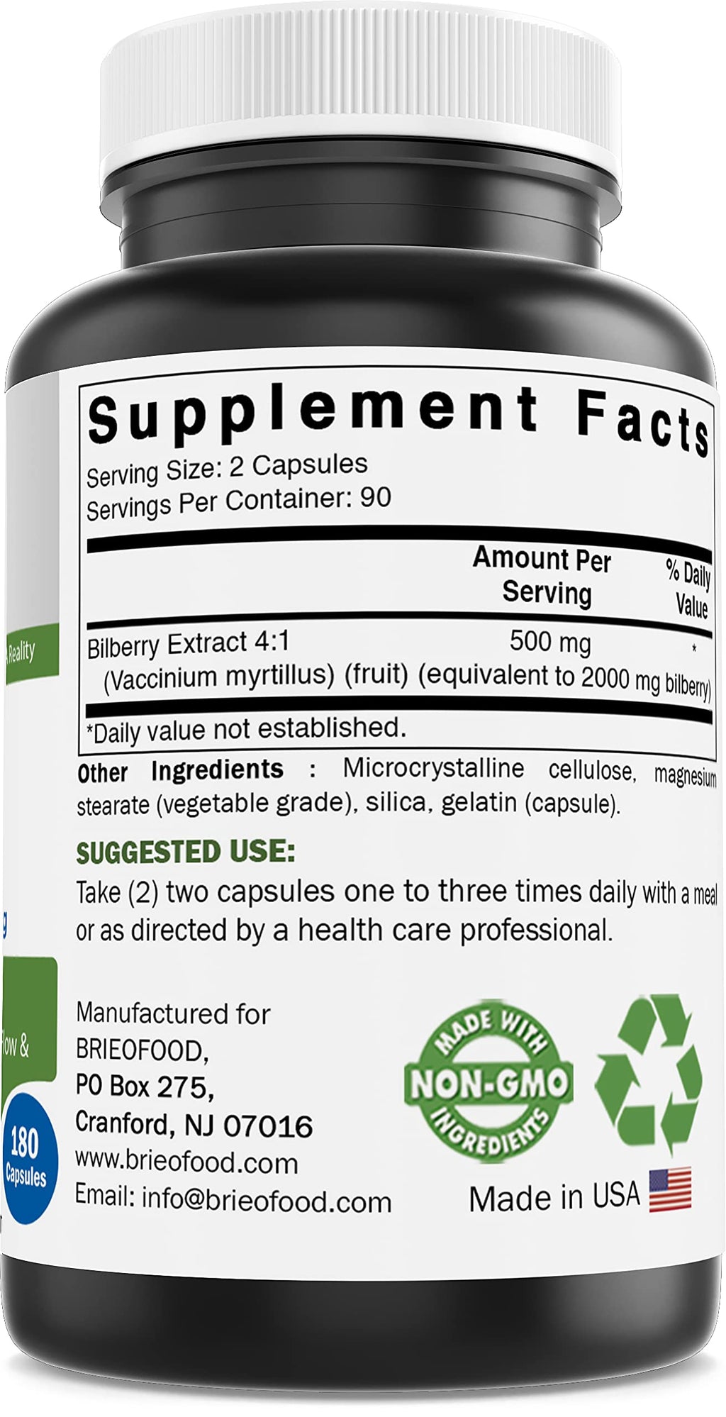 premium bilberry supplement benefits