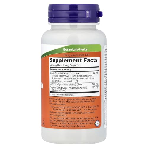 premium black cohosh extract capsules