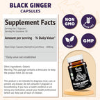 premium black ginger for wellness
