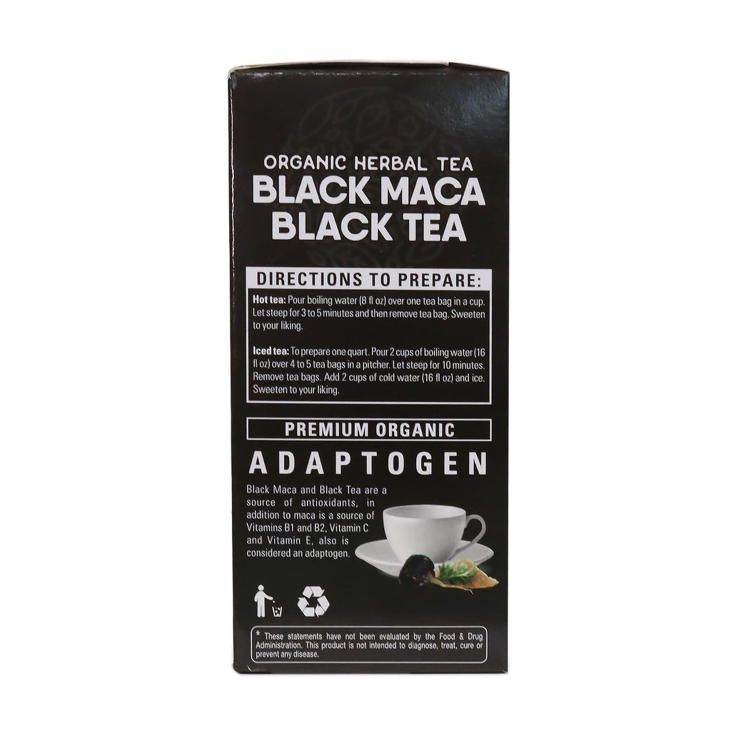 premium black maca herbal tea