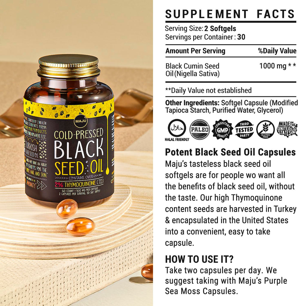 premium black seed oil 500 mg