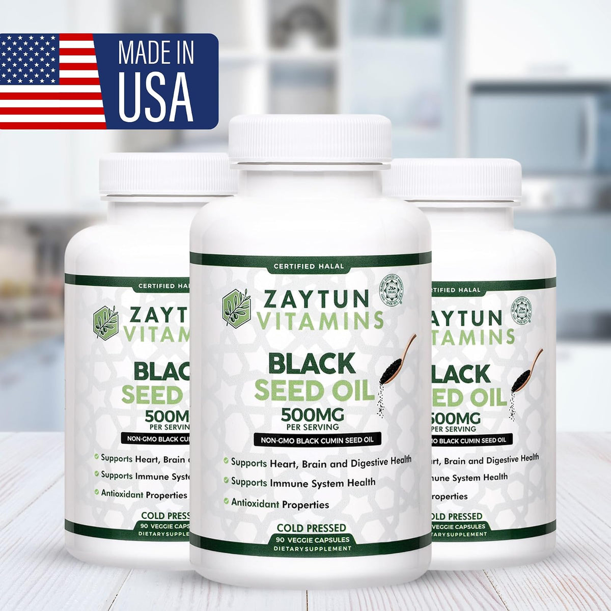 premium black seed oil capsules