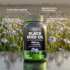 premium black seed oil capsules