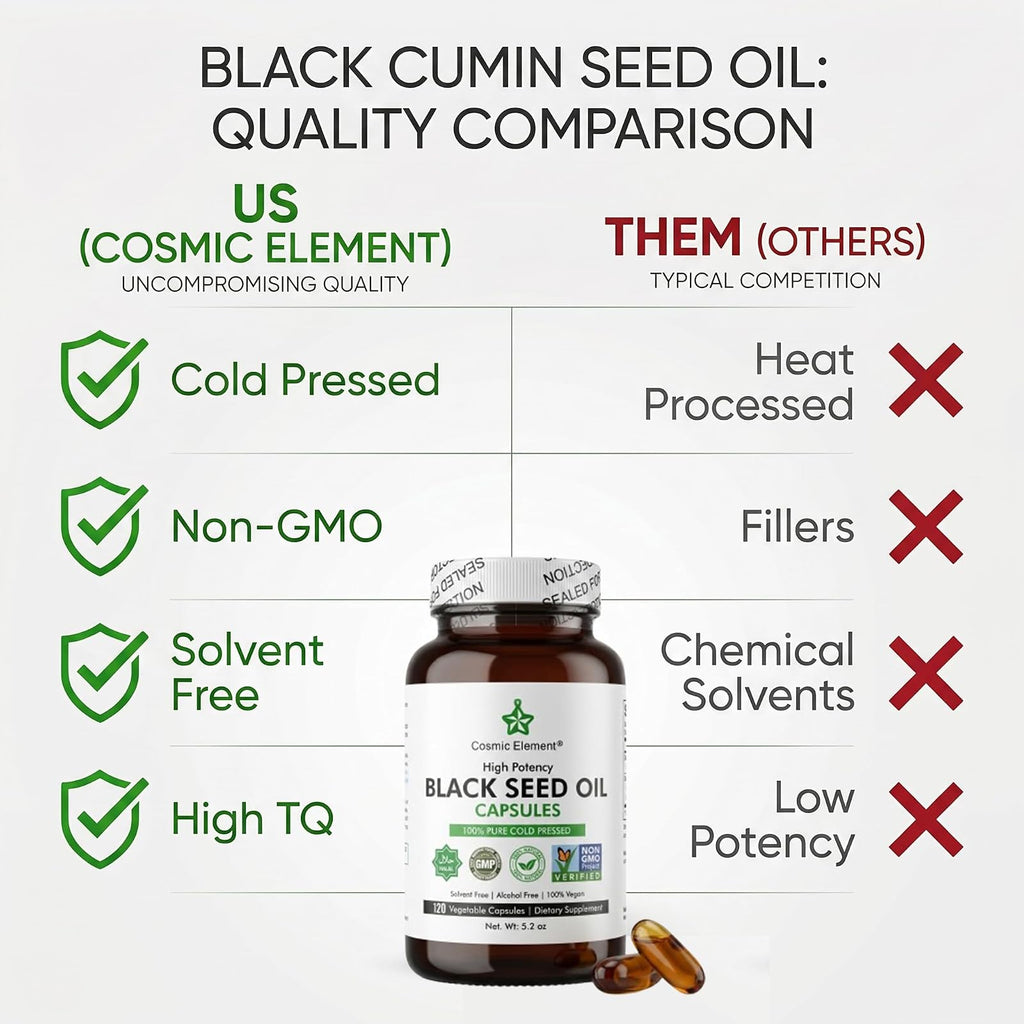 premium black seed oil capsules