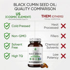 premium black seed oil capsules