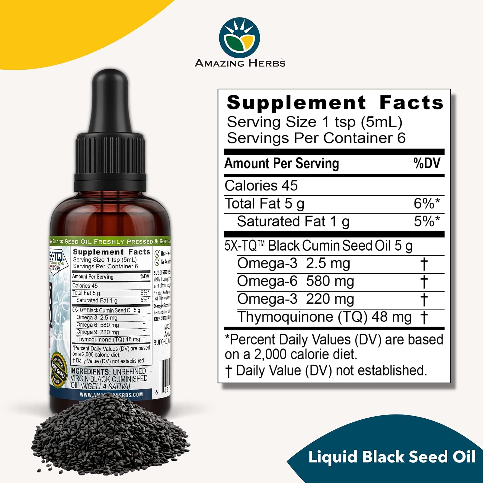 Premium black seed oil for health