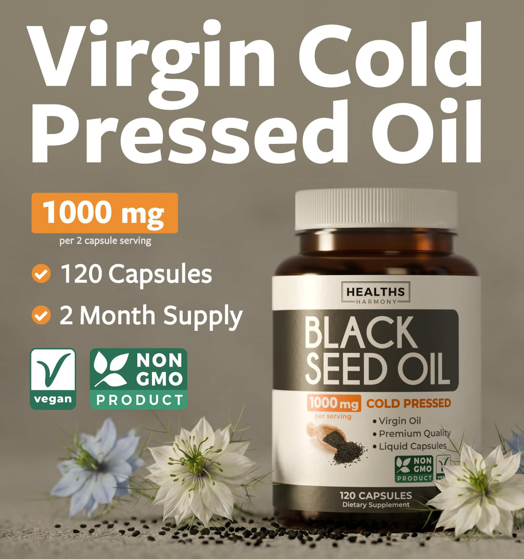 premium black seed oil supplement