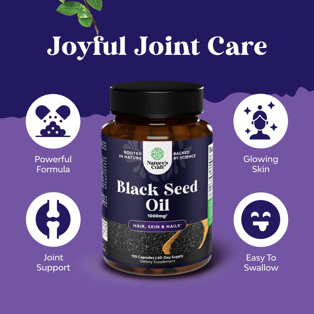 premium black seed oil supplement
