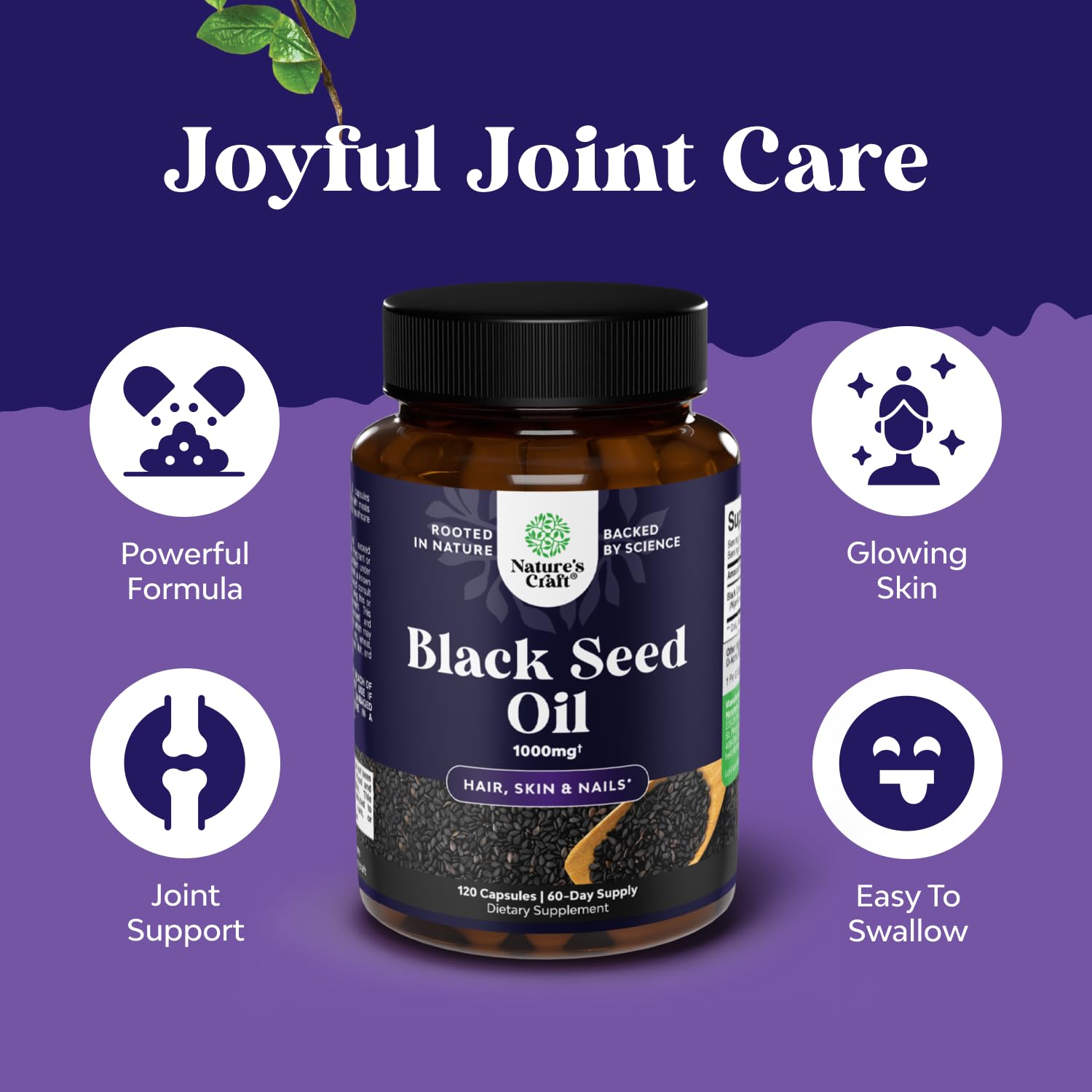 premium black seed oil supplement